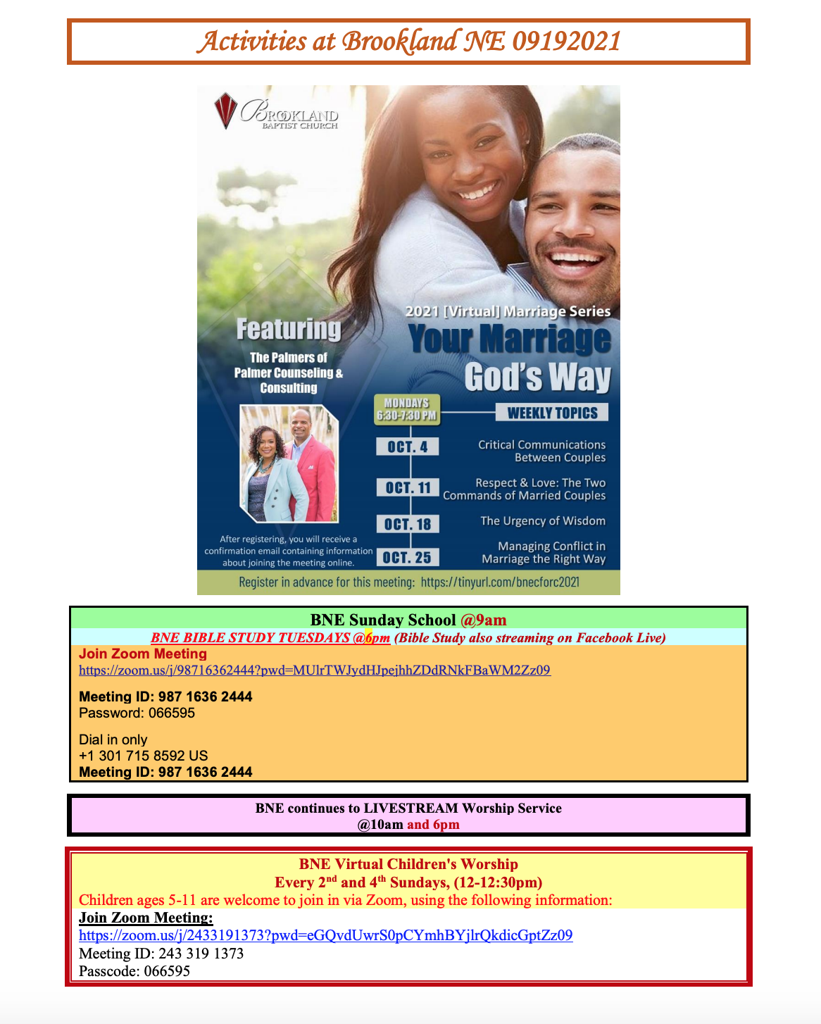 Brookland Northeast | Brookland Baptist Church